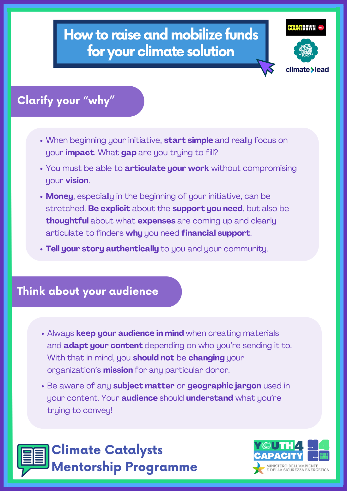 The Climate Catalysts Mentorship Programme | UNFCCC